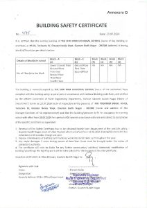 BUILDING SAFETY SAFETY CERTIFICATE 23072024 (1) - Welcome to The Shri ...